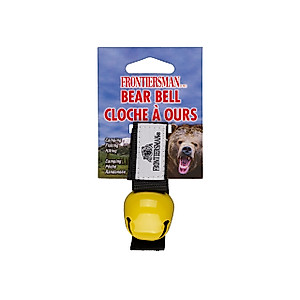 SABRE Frontiersman Bear Bell, Magnetic Silencer, Durable Hook and Loop Strap Attachment, Helps To Prevent Startling Bears While Hiking