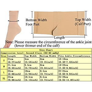 SPOTBRACE Medical Compression Breathable Ankle Support Men Women, Elastic Thin Ankle Brace, Pain Relief Foot Sleeve for Unisex Swelling, Achilles Tendonitis, Plantar Fasciitis and Sprained