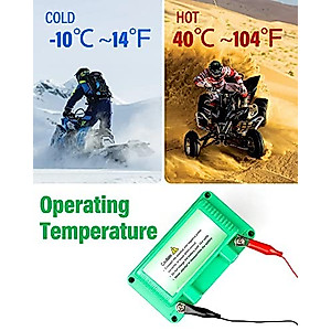 ENERSHARE 12V 2A Lithium Battery Charger, Smart 14.6V Chargers for 12.8V Lithium Iron Phosphate Rechargeable Batteries