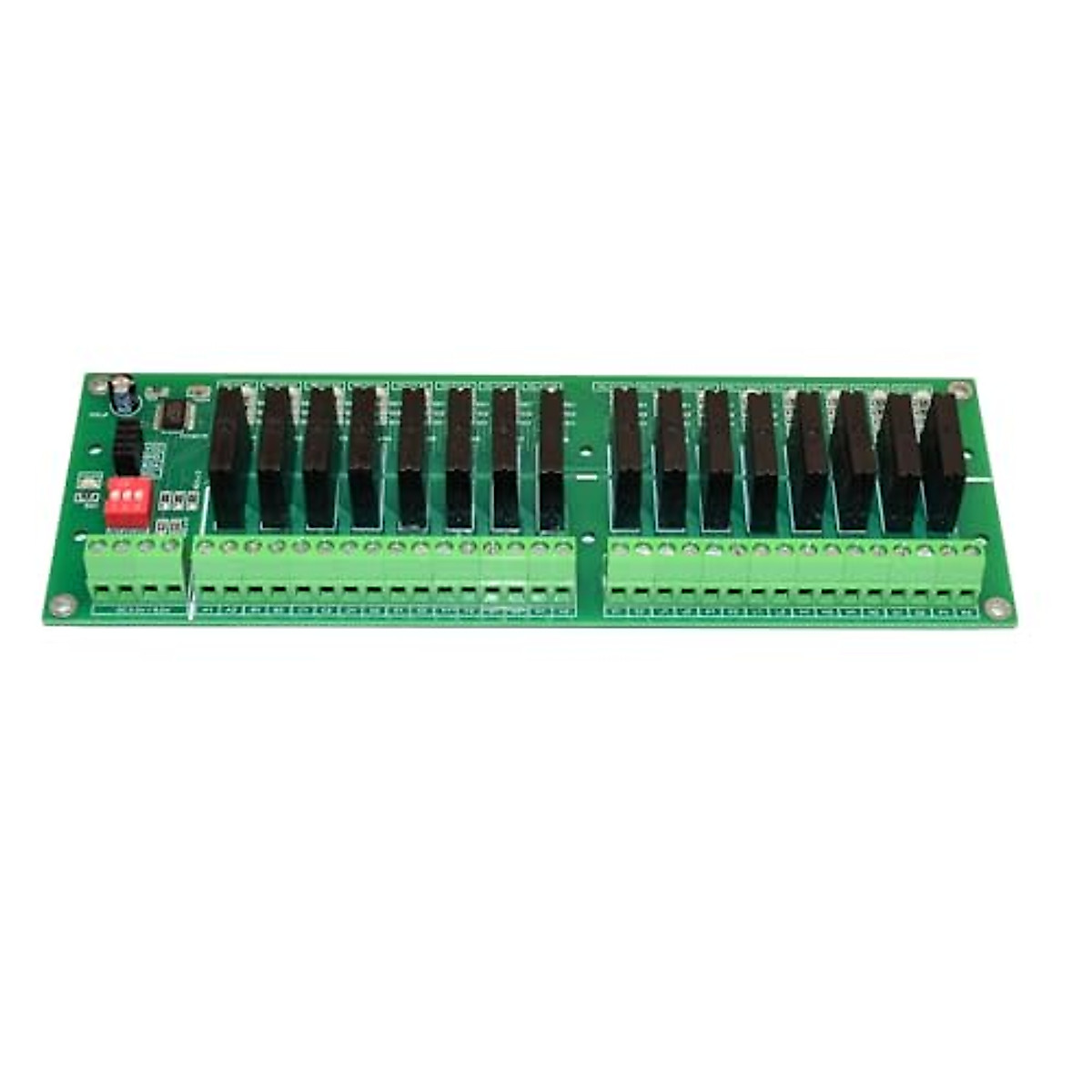 IOT Electronic 16 Channel I2C Solid State Relay Module Compatible for Arduino, Raspberry SSR 110V 240V Maximum Current per Relay – 2A Peak On Board LED Indicator with PCF8575 chip