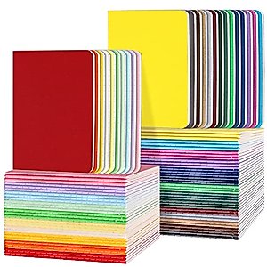 EOOUT 90pcs Mini Notebooks, Small Notebooks Bulk, Colorful Lined Notepad, Journal Memo Notepad, 3.5"x5.5", 24 Colors for Kids, Students, Traveler, School Supplies