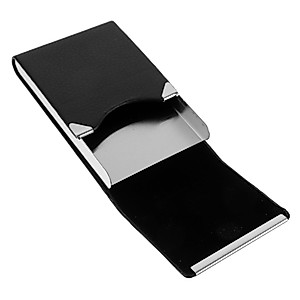 VILLCASE 3pcs Business Card Holder Business Card Organizer Name Card Case Business Card Stand Leather Wallet for Men International Travel Must Haves Pocket Metal Business Card Bag Women's