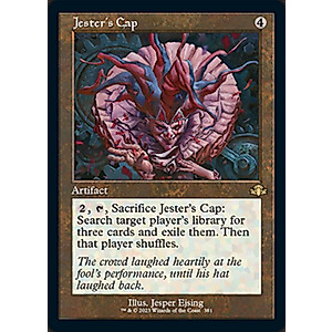 Magic: the Gathering - Jester's Cap (381) - Retro Frame - Dominaria Remastered
