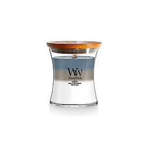 Woodwick Uncharted Waters Medium Hourglass Trilogy Candle