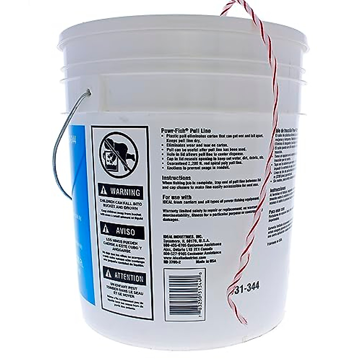 IDEAL Electrical 31-344 Powr-Fish Pull-Line 2,200 ft. Bucket