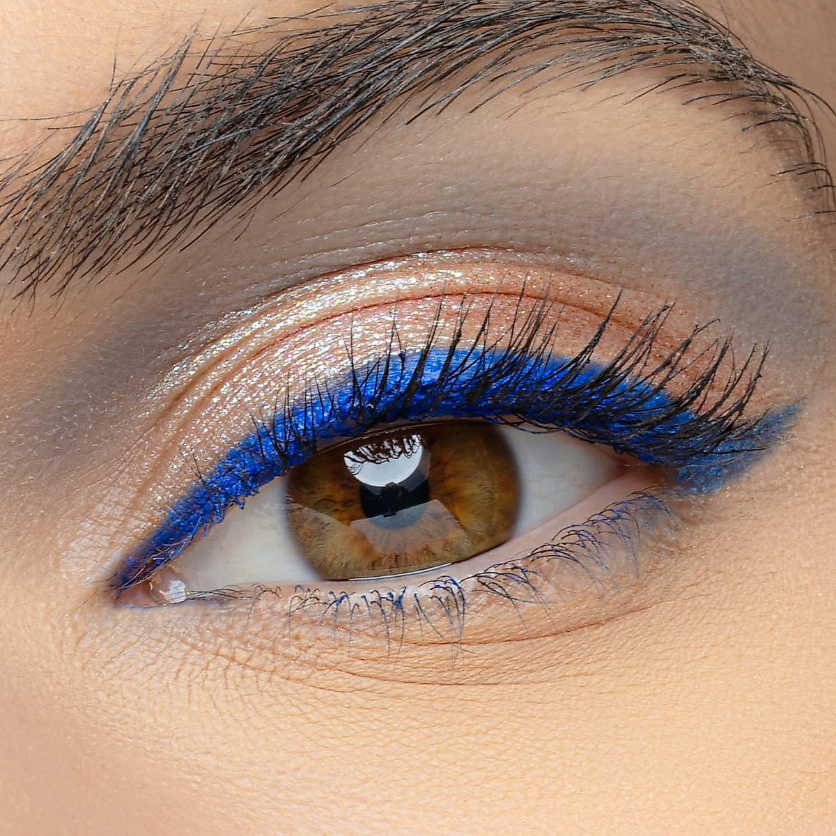 CAR MELA Navy Blue Eyeliner Pencil - Smooth Gliding, Long-Lasting and Pigmented Crayon Eye liner (Blue), Valentine's Day Gift for Her