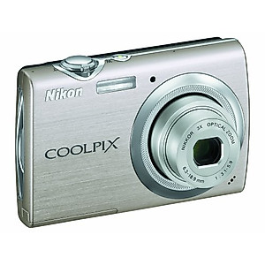 Nikon Coolpix S230 10MP Digital Camera with 3x Optical Zoom and 3 inch Touch Panel LCD (Warm Silver)
