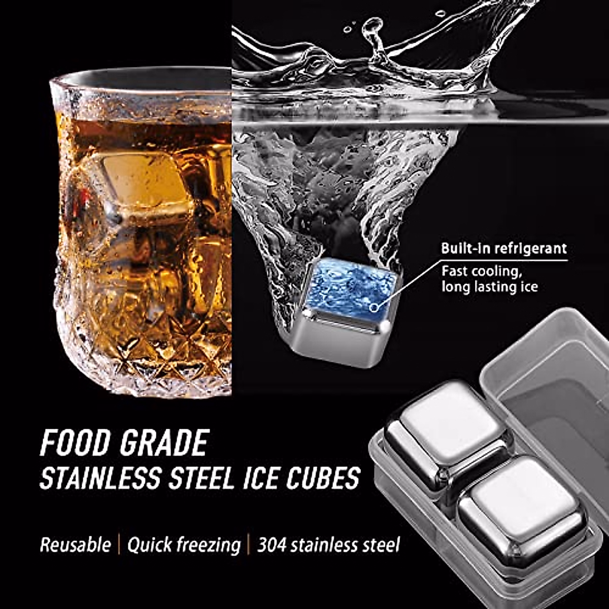 BENJEN Cocktail Smoker Kit with Torch | Four Kinds of Wood Smoker Chips for Whiskey and Bourbon, Infuse Cocktails,Wine,Whiskey | Bar Set | Birthday Gifts for him/Father/Husband/self/Father's Day