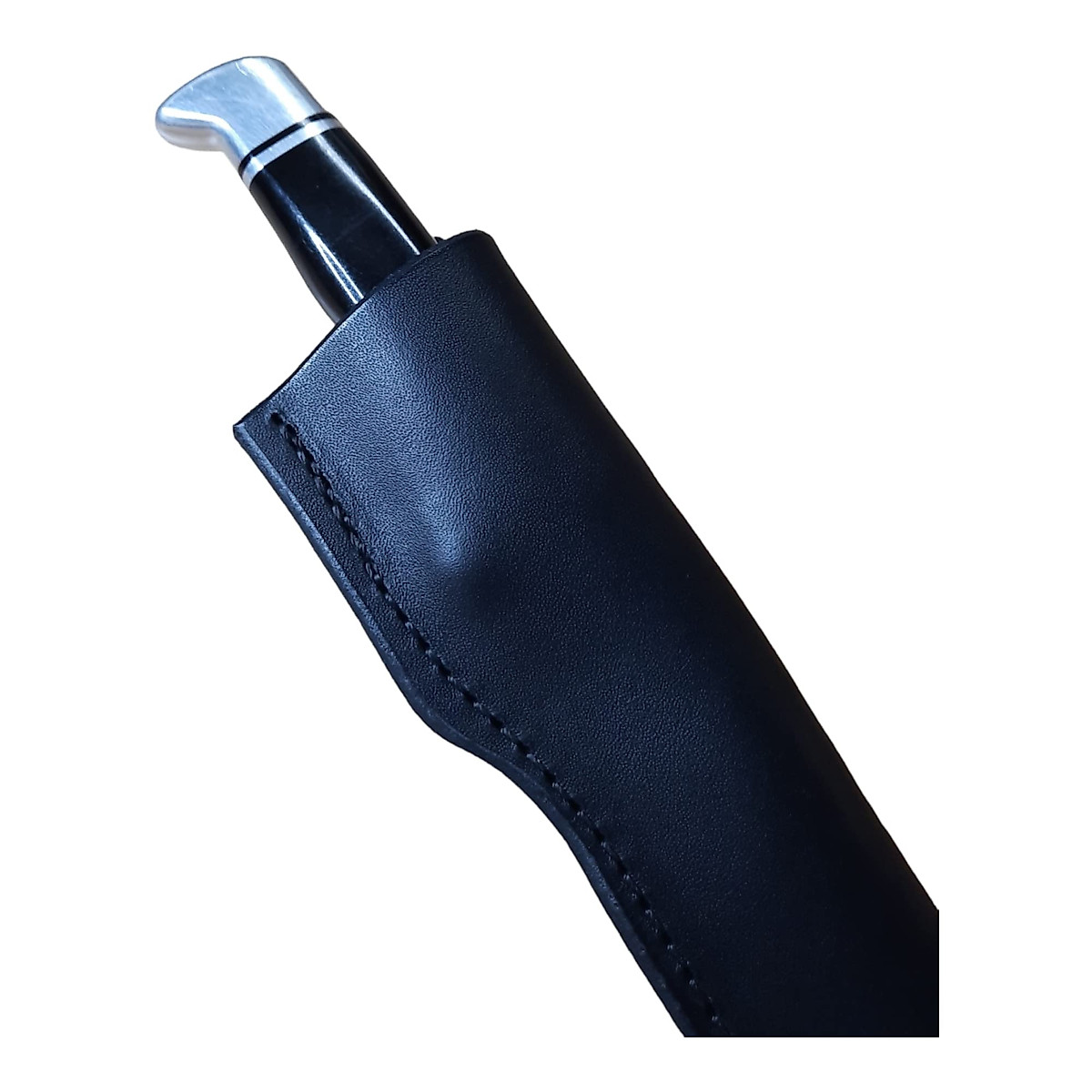 Custom Knife Sheath for Buck 105 Knife, Premium Leather Fixed Blade Knife Holder, Black