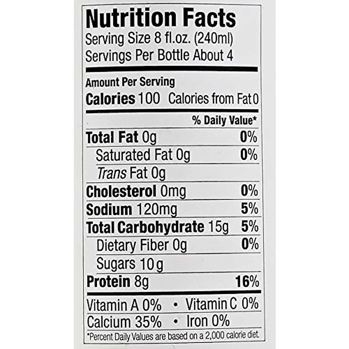 siggi’s® Drinkable Nonfat Yogurt Filmjölk, Plain, 32 oz. – Only 2 Ingredients, 0% Milkfat