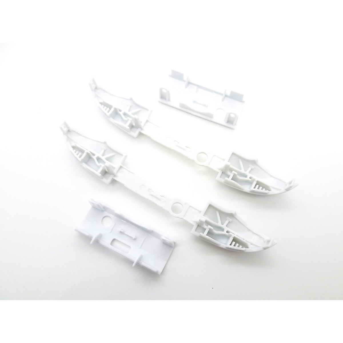 Lb Rb Bumper Button Home Guide Surround Replacement Compatible with Xbox Series S Controller White (2pcs)