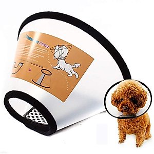 Bepets Cat Cone Collar, Pet Cone Cat Recovery Cone for Kitten Cone After Surgery Anti-Bite Lick Wound Medical, Protective Cat Head Cone Kitten Cone Collar Cat E Collar for Cats Kitty Rabbit (Small 6#)