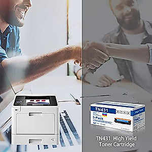 6-Pack(2C+2M+2Y) Compatible TN431 Toner Cartridge Replacement for Brother TN-431 HL-L8260CDW HL-L8360CDW MFC-L8900CDW MFC-L8610CDW Color Printer