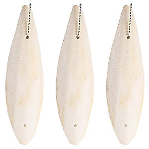 POPETPOP Bird Cuttlebone - Cuttlefish Bones Hanging Pendant Parrot Toy for Bird,Parakeets, Finches, Canaries, 3 Pcs Parakeet Cuttlebone Holder