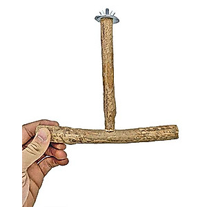 Bonka Bird Toys 3238 T Perch Swing Bird Toy Small Medium Large (Small)