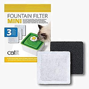 Catit Senses 2.0 Mini Cat Water Fountain Filters, 3 Pack