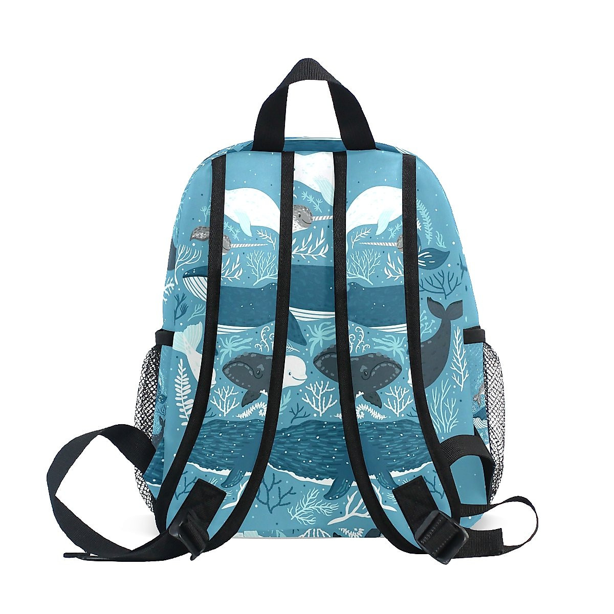 My Daily Kids Backpack Whales Sea Coral Nursery Bags for Preschool Children