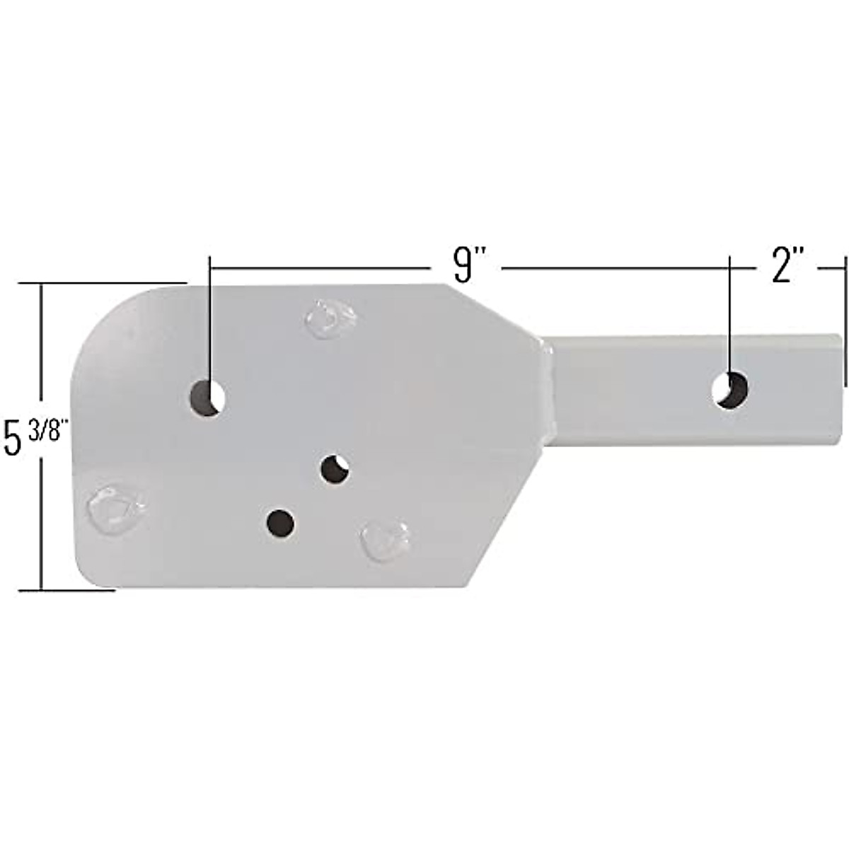 Black Widow HC-FA-Folding Heavy Duty Hitch Adapter
