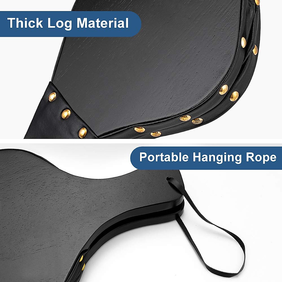 AMAGABELI GARDEN & HOME Fireplace Bellows 15.5"x 7" Large Wood Air Blower Cast Nozzle for Outdoor Camping BBQ Grill Chimney Hand Bellow Pump Pit Barbeque Fire Tools Accessories (Black)