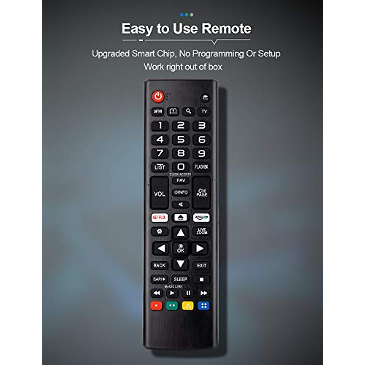 Universal Remote Control for All LG Smart TV LCD LED OLED UHD HDTV Plasma Magic 3D 4K Webos TVs AKB75095307 AKB75375604 AKB75675304 AKB74915305 AKB76037601 AKB75675313 AKB75855501