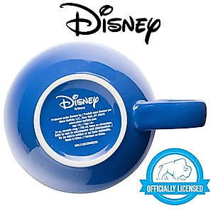 Silver Buffalo Lilo and Stitch Wavy Style Ceramic Soup Mug, 24-Ounces