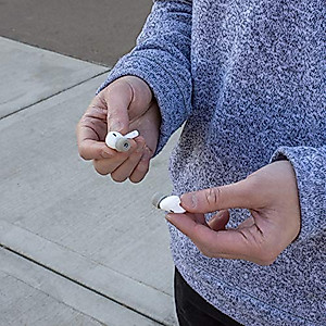 Comply SoftCONNECT Soft Foam Replacement Earphone Tips for Apple AirPods (Gen. 1 & 2), Apple Earpods, and Comparable Headphones (Large, 2 Pairs)