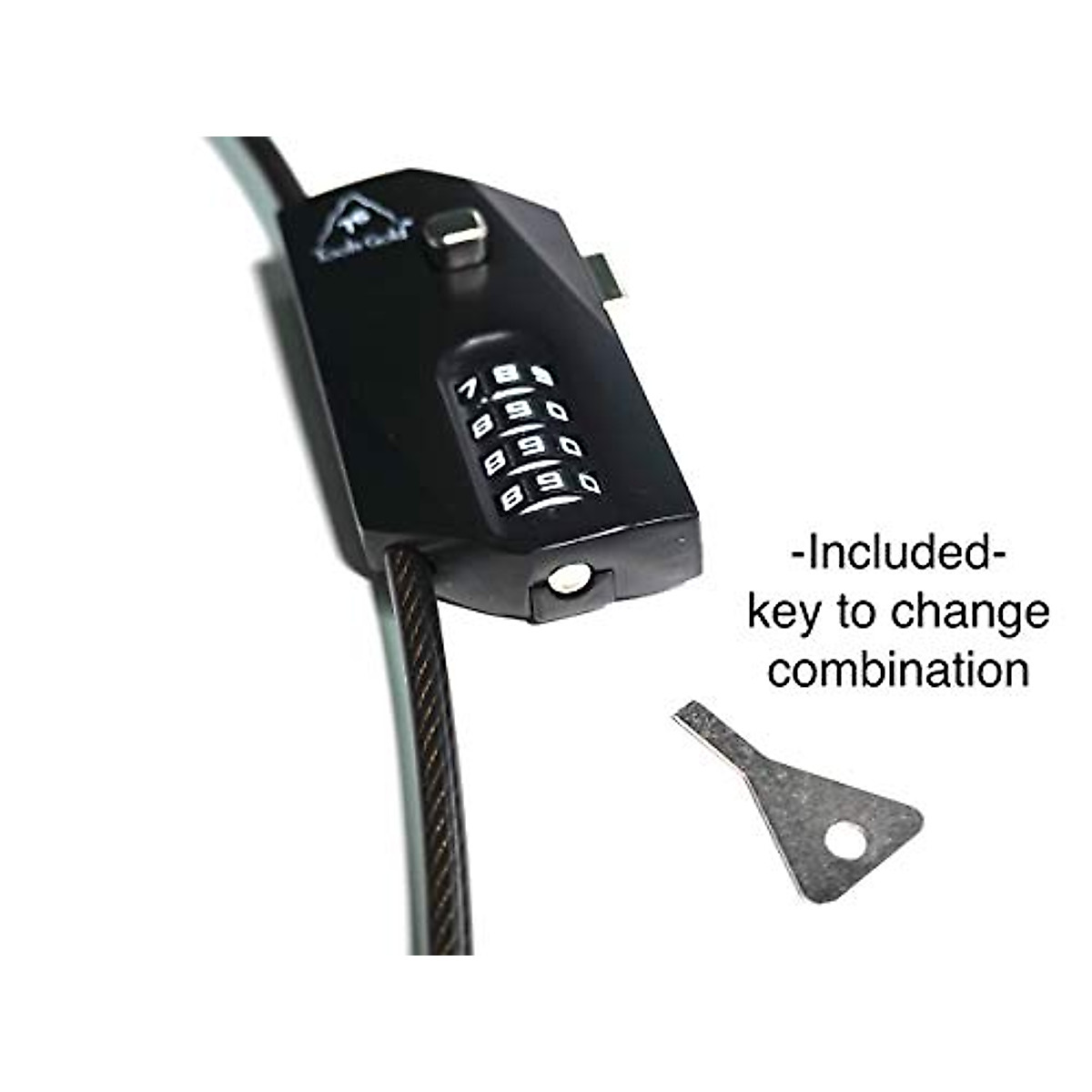 Fridge Lock, Appliance Lock, Refrigerator Lock, French Door Lock, Adjustable Cable Combination Lock, Child Safety Cabinet Lock, Lock for Cabinet, Appliance Lock, Multi-Functional Combination Lock