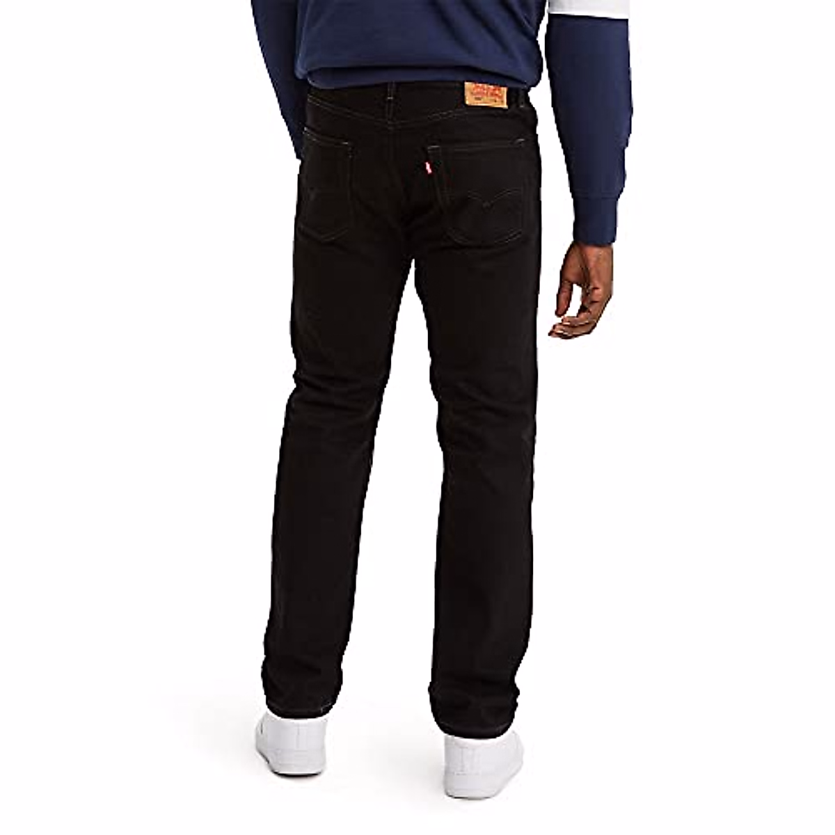 Levi's Men's 505 Regular Fit Jeans (Also Available in Big & Tall), Black-Discontinued, 34W x 32L