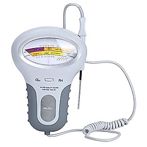 GLOGLOW Water Monitor Water Tester Water Quality Testing Tool Measurement Spas PH for Swimming Pools Measurement PH Garden