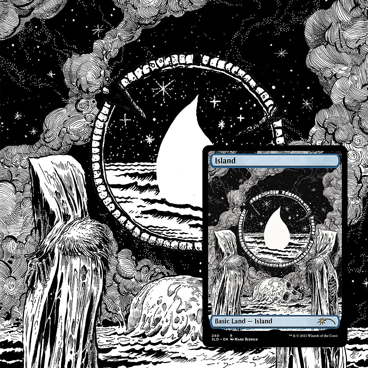 Magic TCG The Gathering Secret Lair: MTG Smitten Superdrop 2021 Unfathomable Crushing Brutality of Basic Lands