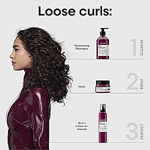 L'Oreal Professionnel Curl Expression Moisturizing Shampoo | For Curly and Coily Hair | Hydrates and Detangles Curls | 16.9 Fl. Oz.