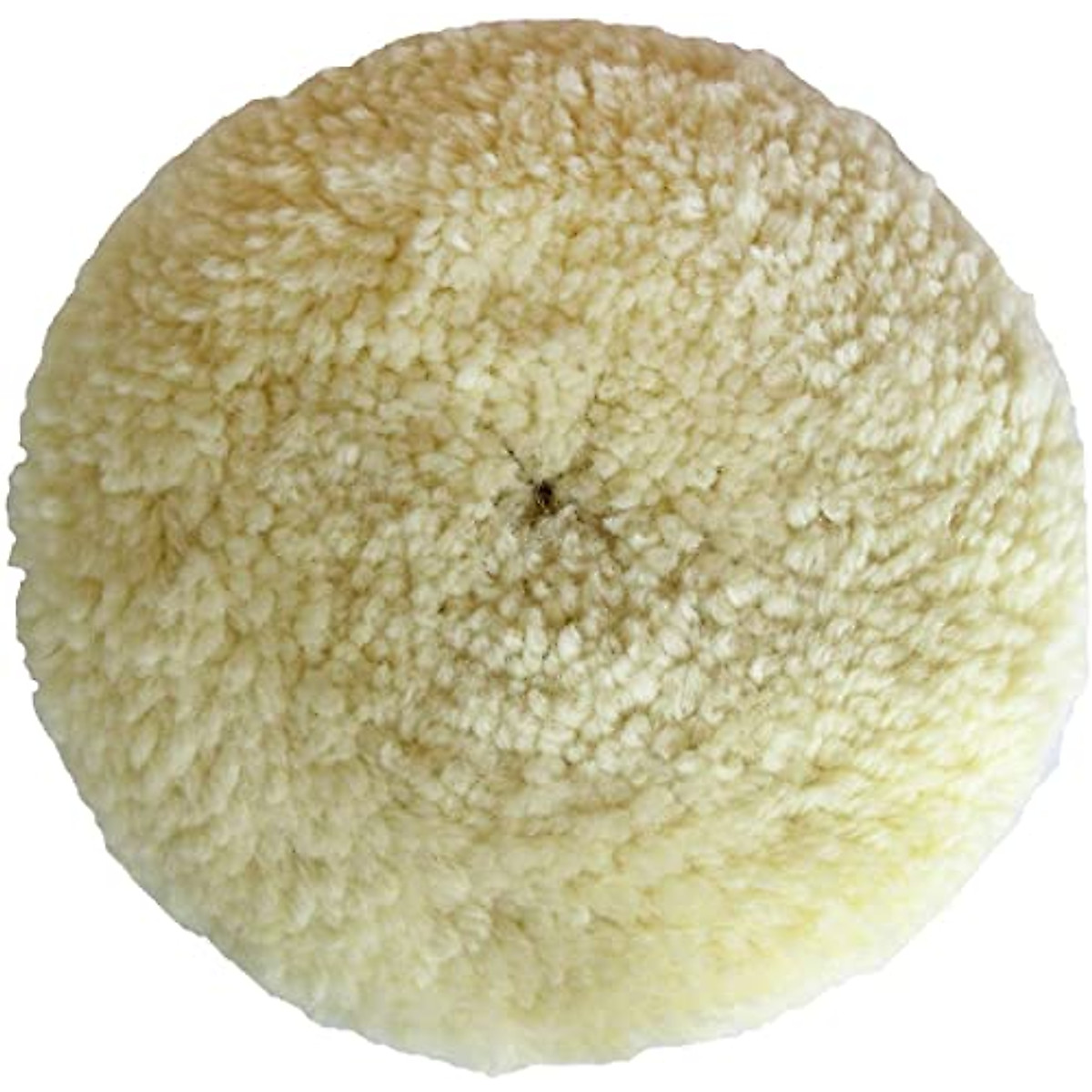 Wool Buffing Pad Kit 7Inch 3PCS, 100% Natural Wool Car Auto Hook and Loop Grip Buffing Pad for Compound Cutting & Polishing for Car,Boats, Trucks and RVs Polishing Motorcycle Washing Machine