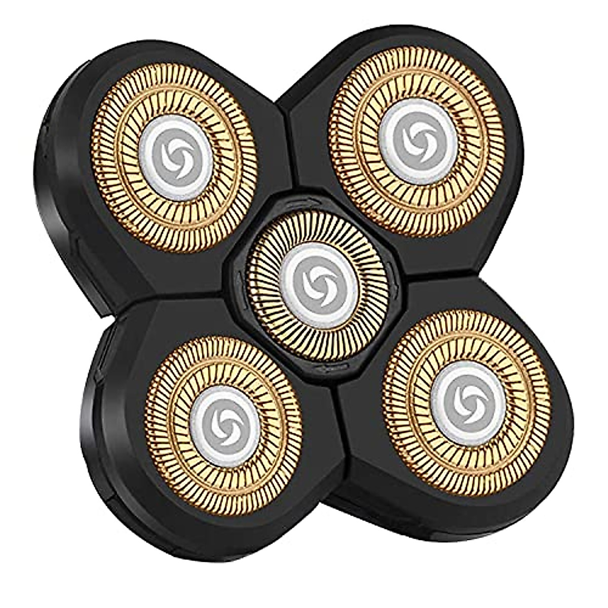 Roziaplus 5D Electric Shavers Replacement Heads Bald Replacement Heads Razor Blades Electric Replacement Heads for Electric Razors Head Shaver Replacement Blade Bald Head Shavers for Men