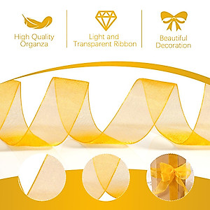 3PCS Halloween Ribbon for Gift Wrapping 1 Inch 150 Yards Halloween Decorations Sheer Wrapping Ribbon for Halloween Gifts Ribbons for Crafts Halloween Party Favors Thin Ribbon for Flower Bouquet