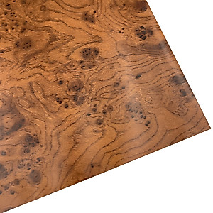 Yifely Brown Wood Grain Furniture Paper PVC Self-Adhesive Shelf Liner Locker Door Sticker 17.7 Inch by 9.8 Feet