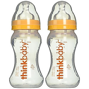 Thinkbaby BPA Free Vented Baby Bottles (9 ounce) (2 pack)