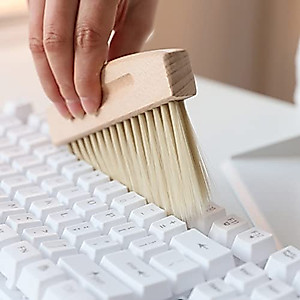 SHERCHPRY Sofa Storage Bin 1 Set of Mini Broom and Dustpan Set, Desktop Cleaning Broom with Clean Pan, Small Pan Brush for Sweeping Table Tabletop Countertop Window Cleaner Storage Bin