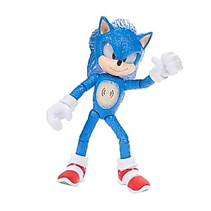 Sonic The Hedgehog 3 Ultimate Talking Sonic 12-Inch Figure, Features 30+ Iconic and Humorous Phrases and Sounds from The Movies, Light-Up Eyes and Quills