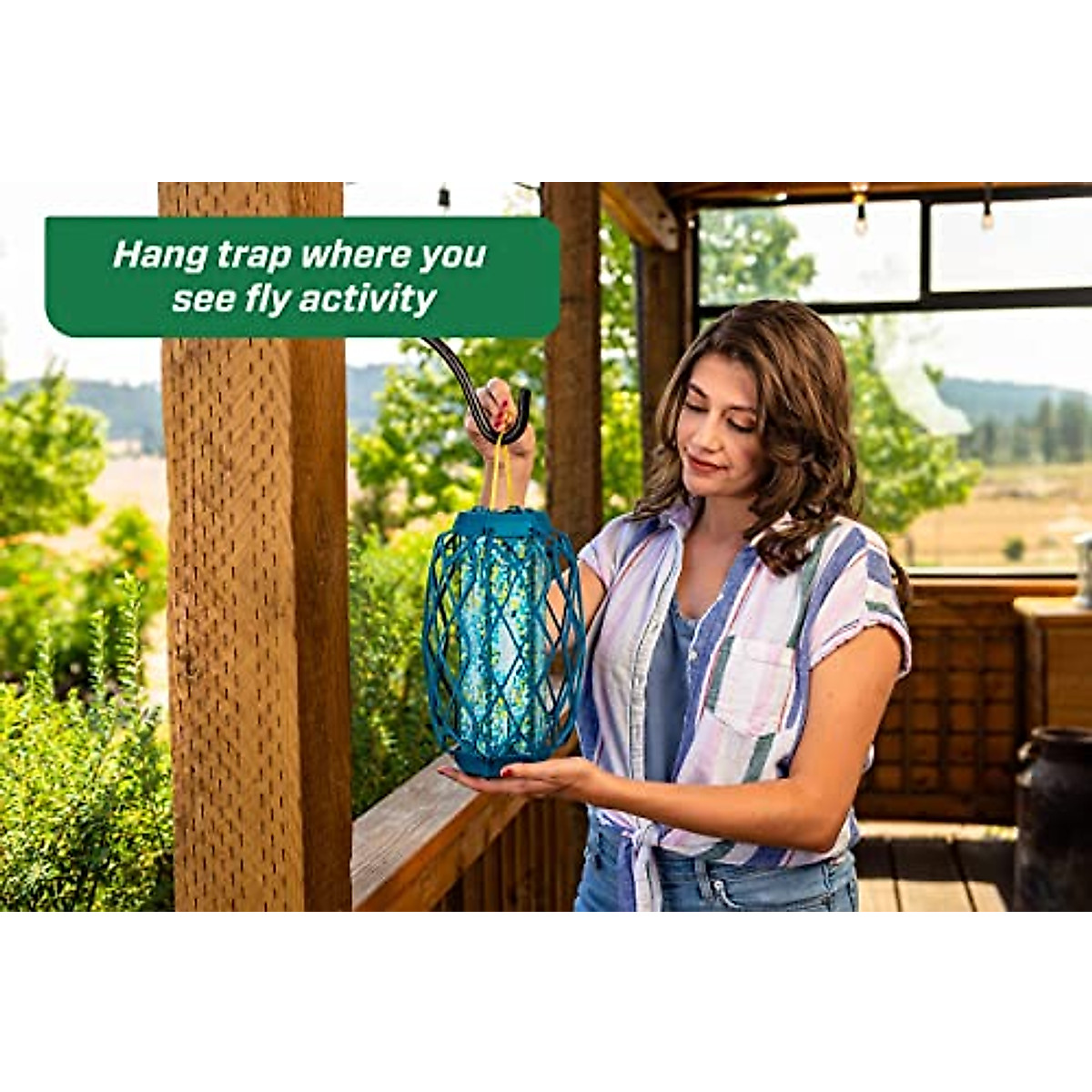 Rescue! Non-Toxic Trapstik for Biting Flies with Bird Guard