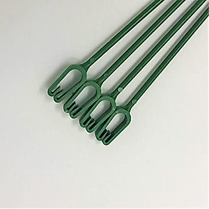 Green Plastic Replacement Hangers for 12" Baskets, (Qty. 5), 4 Strand Hangers