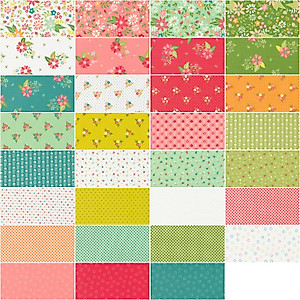 Strawberry Lemonade AB Bundle by Sherri & Chelsi, 31 18-inch by 22-inch Precut Fabric Fat Quarters