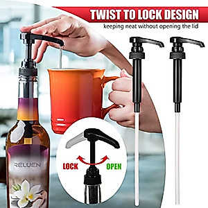 Syrup Dispenser Pump for Coffee & Bottles - 4 Pcs