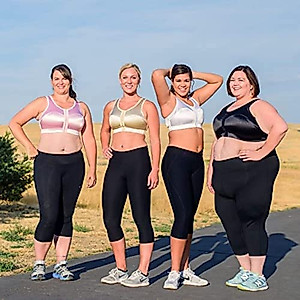 we fleece 3 Pack Plus Size Capri Leggings for Women -Stretchy X-Large-4X Tummy Control High Waist Spandex Workout Yoga Pants