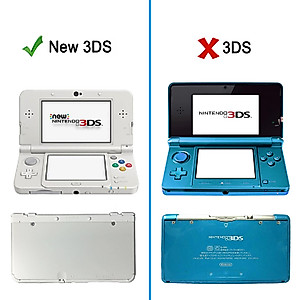OSTENT Hard Crystal Case Clear Skin Cover for Nintendo New 3DS Console