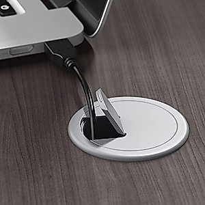 Bush Business Furniture Studio C Office Desk, 66W x 30D, Storm Gray