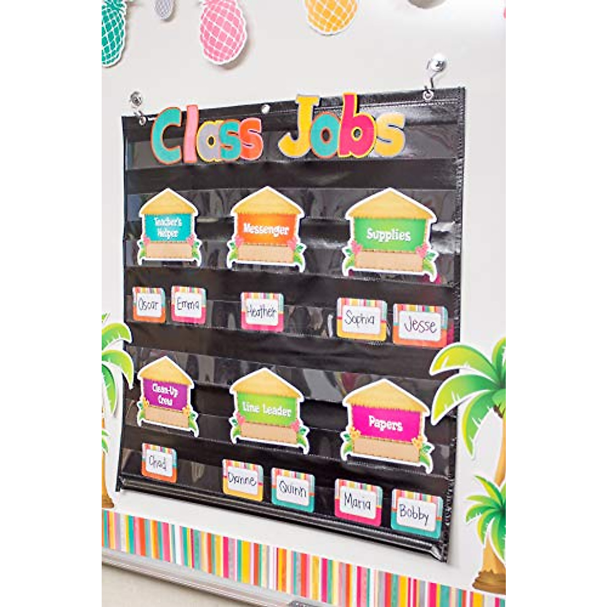 Teacher Created Resources ACCENTS LETTERS TROPICAL PUNCH 4 IN SET OF 208 (TCR5579)