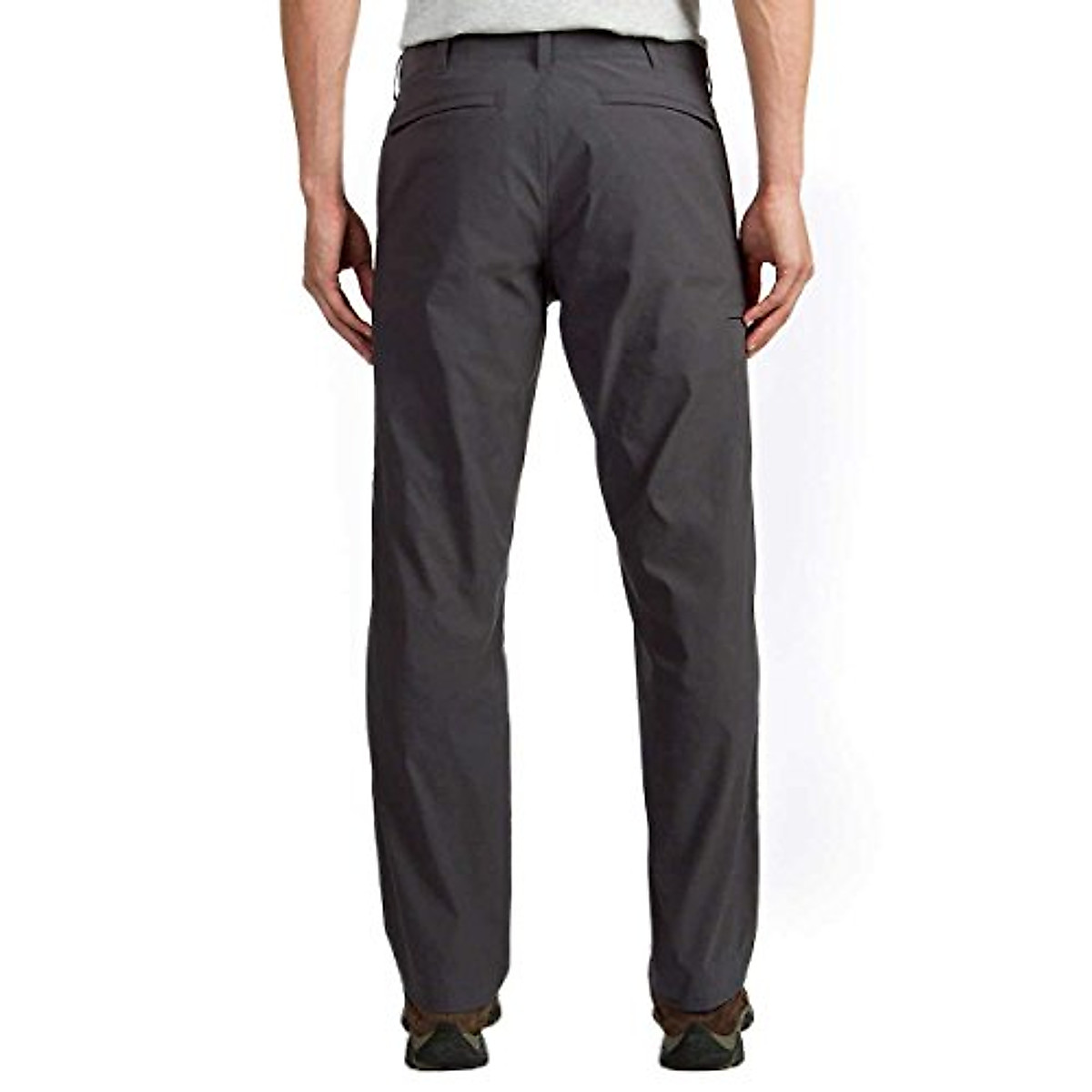 UNIONBAY mens Rainier Lightweight Comfort Travel Tech Chino Hiking Pants, Black, 34W x 32L US