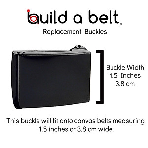 Black Military Flip Top Buckle 1.5 Width Hypoallergenic Finish