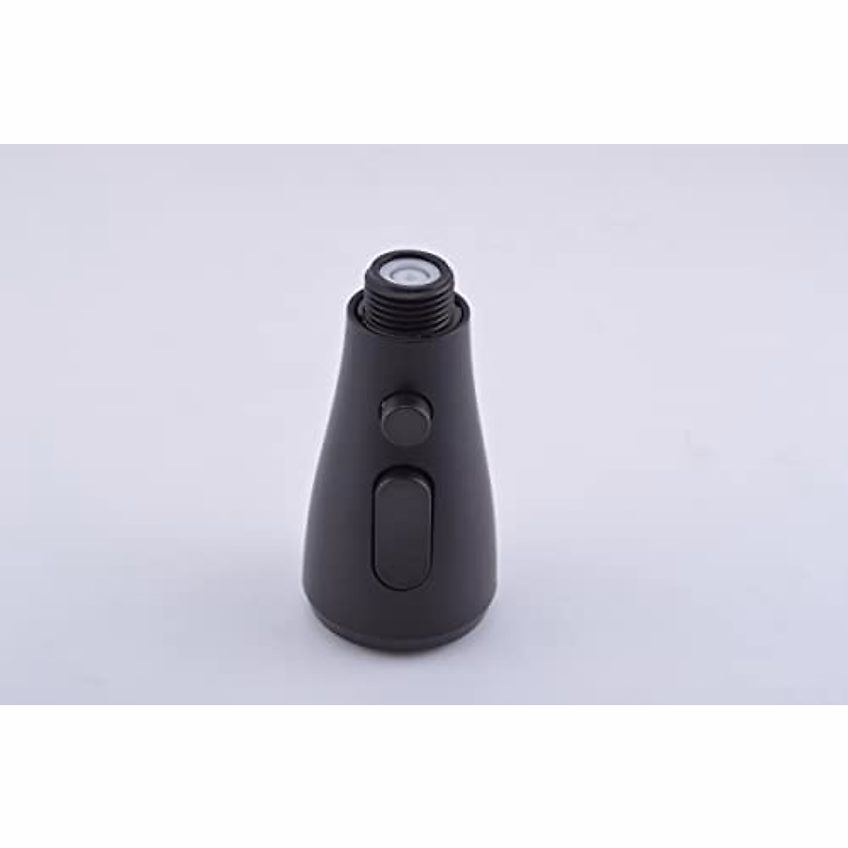 Klabb HB-3 Kitchen Faucet Sprayer Head Replacement - Pull Down Faucet Spray Head, Pull Out Faucet Sprayer Nozzle, 3 Function Kitchen Tap Spray Spout Part, Only For G1/2 Connector, Matte Black