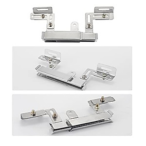 YIHAM KZ988 Grill Replacement Parts for Members Mark 5 Burner GR2210601-MM-00 SAMS Club Rankam, 16 13/16 Inch Heat Plate + 17 1/2 Inch Burner Tube + Adjustable Carry Over